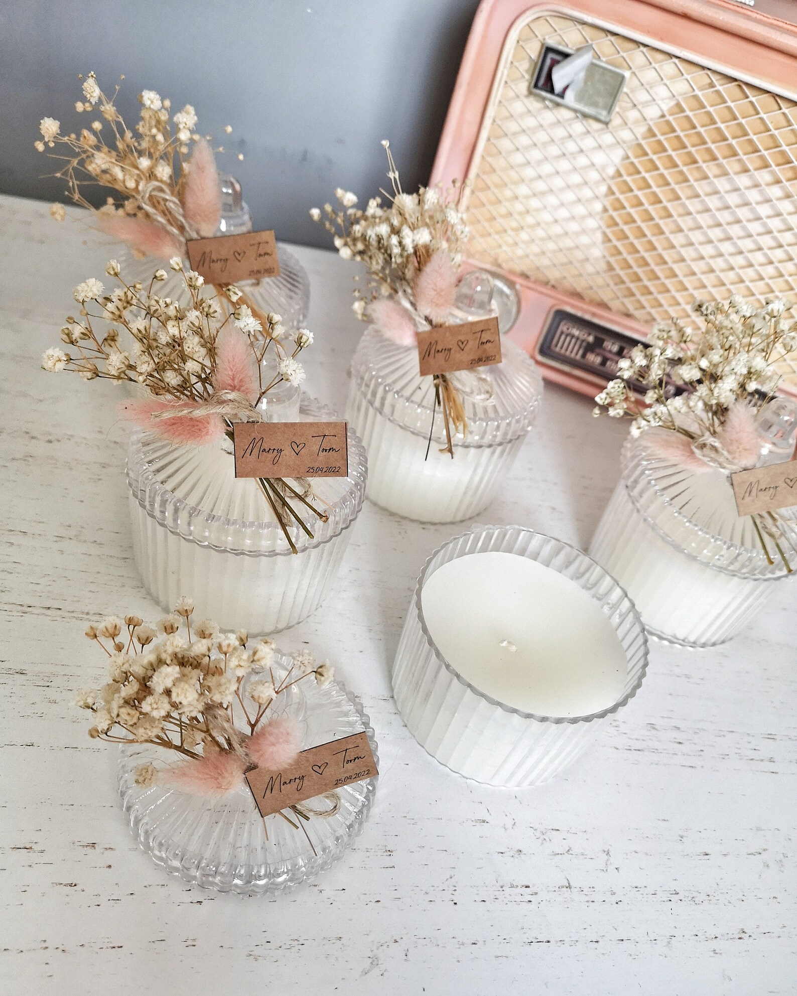 Personalized Wedding Candle Customized Gifts Wedding Favor - Etsy