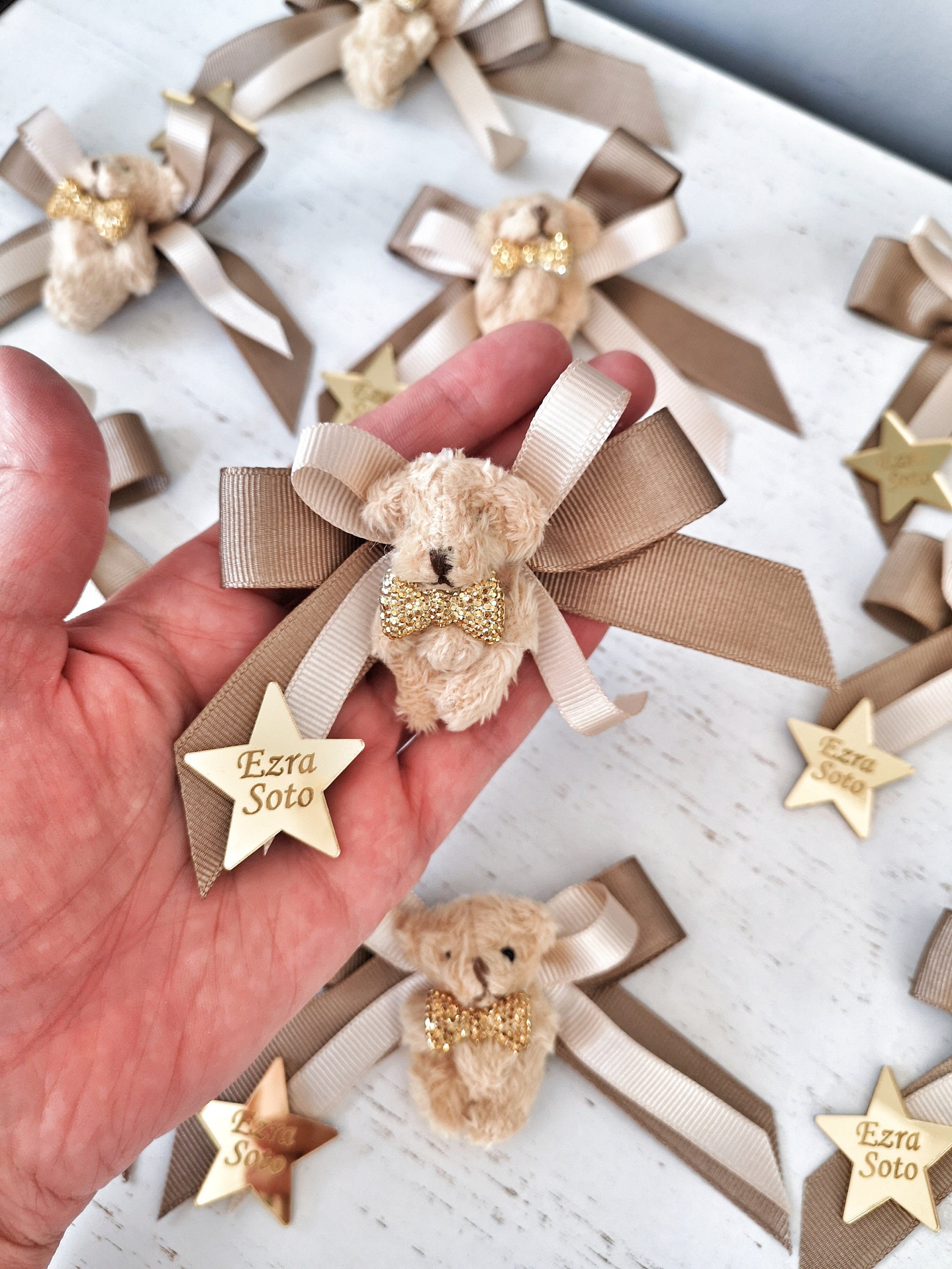 Personalized Teddy Bear Magnet in Bulk Custom Plush Teddy - Etsy