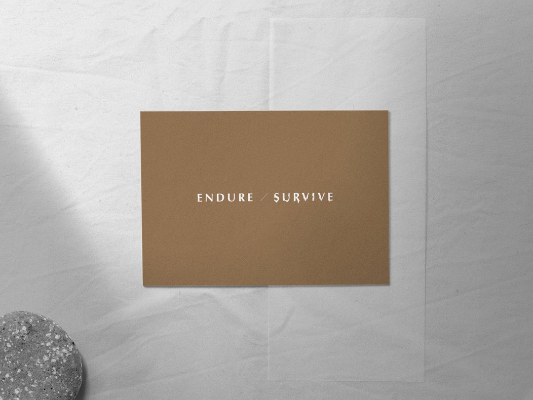Endure and Survive Print - Video Game Collection - the Last of Us ...