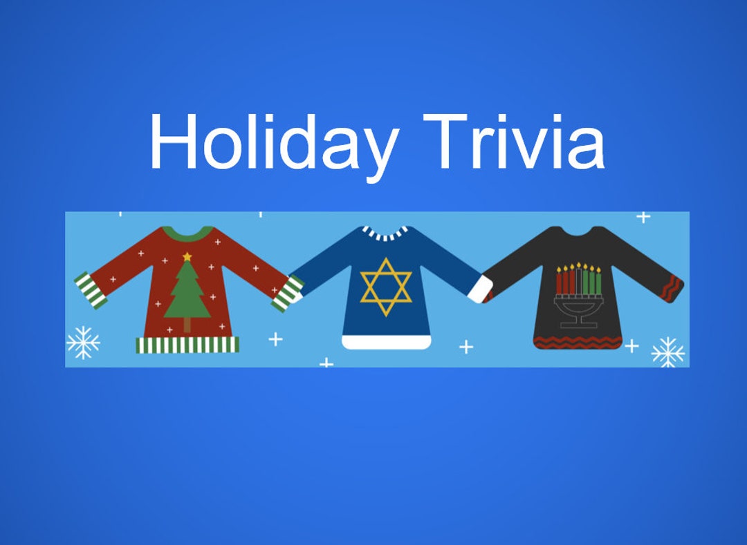 Holiday Trivia Slides - Etsy