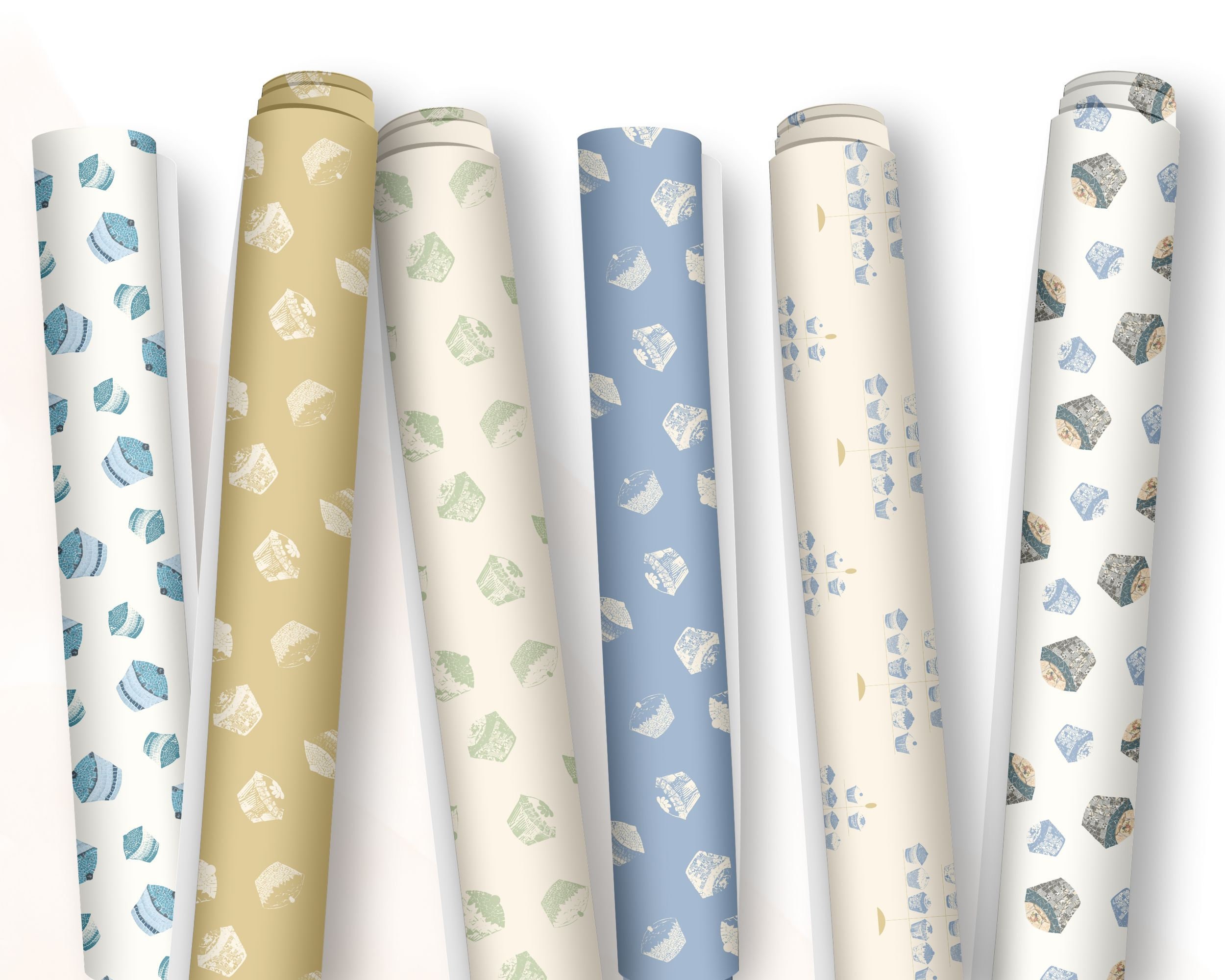 Digital Printable Gift Wrapping Paper - Afternoon Tea - Etsy