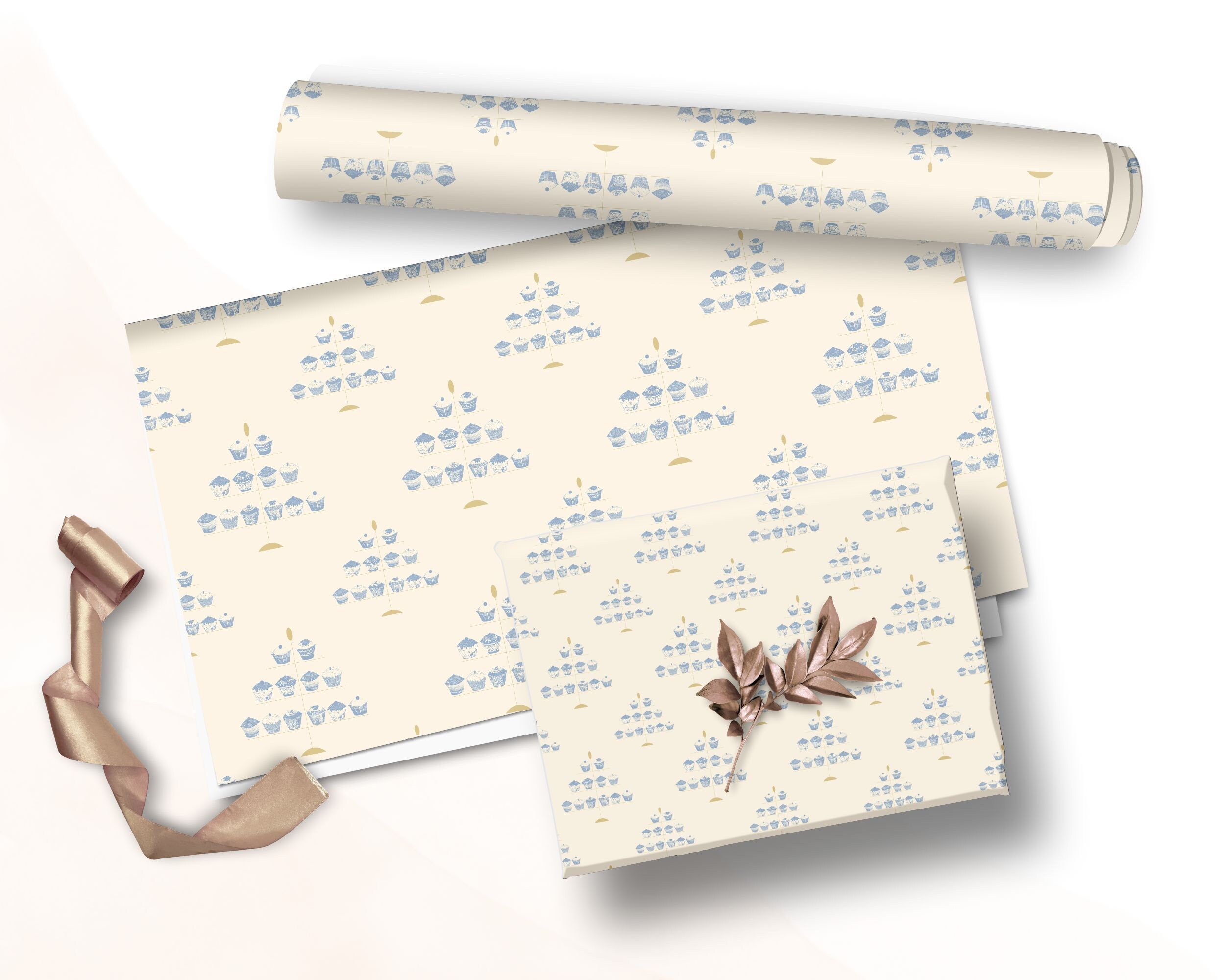 Digital Printable Gift Wrapping Paper - Afternoon Tea - Etsy