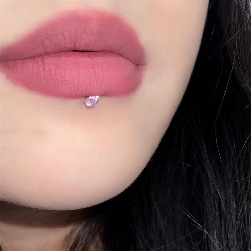 Lip Piercing Stud Diamond