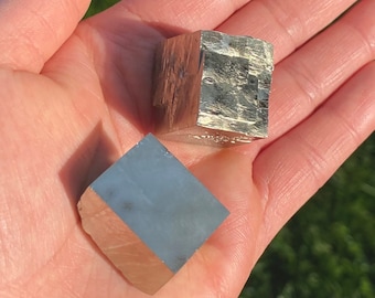 Natural Pyrite Cubes - Etsy