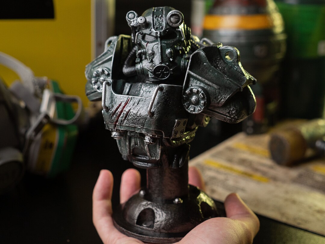Fallout 4 T-60 Camouflage Power Armor Fallout Props Fallout Miniature ...