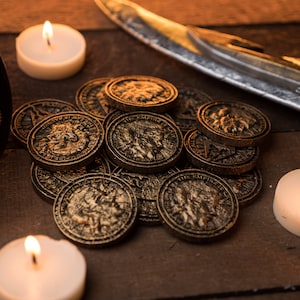 Skyrim Septim Coin Skyrim Decor Skyrim Prop Elder Scrolls Skyrim Gifts ...