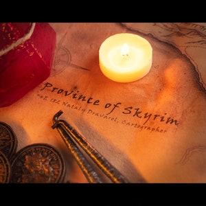 12x16 Skyrim Map Elder Scrolls Skyrim Gift Skyrim Decor Skyrim Prop - Etsy