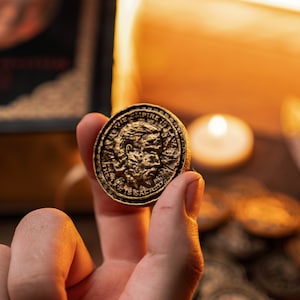 Skyrim Septim Coin Skyrim Decor Skyrim Prop Elder Scrolls Skyrim Gifts ...