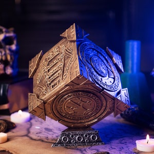 Skyrim Dwemer Puzzle Cube Skyrim Prop Skyrim Decor Skyrim Inspired Game ...