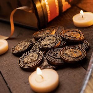 Skyrim Septim Coin Skyrim Decor Skyrim Prop Elder Scrolls Skyrim Gifts ...