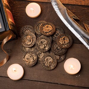 Skyrim Septim Coin Skyrim Decor Skyrim Prop Elder Scrolls Skyrim Gifts ...