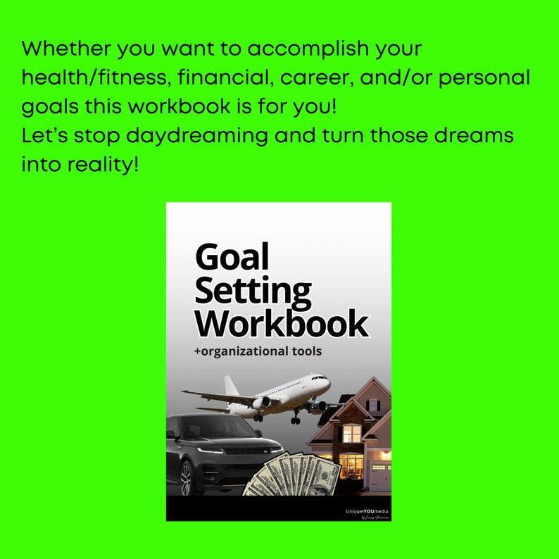 Goal Setting Workbook - Etsy