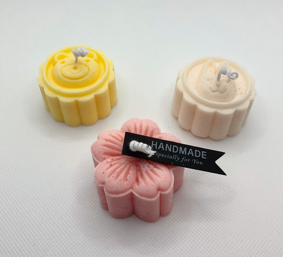 Sakura Candle Mooncake Candle Mid Autumn Festival Dessert - Etsy