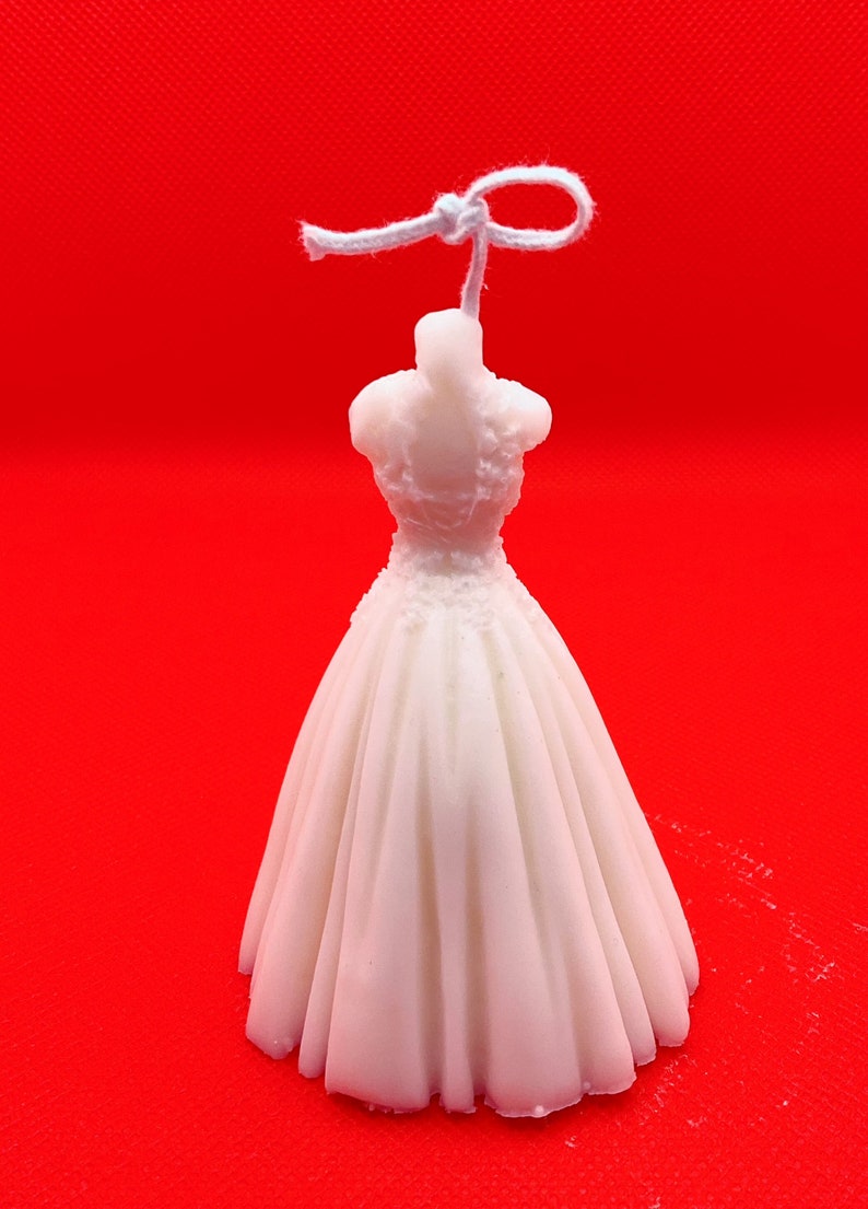 Wedding Dress Candle| Bride Candle | Wedding Decor| Party Favor ...