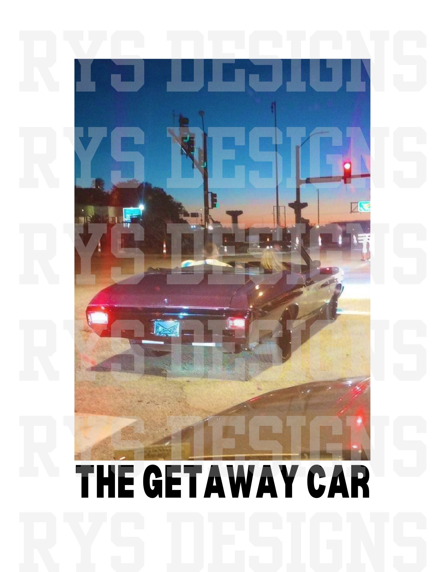 The Getaway Car - Etsy