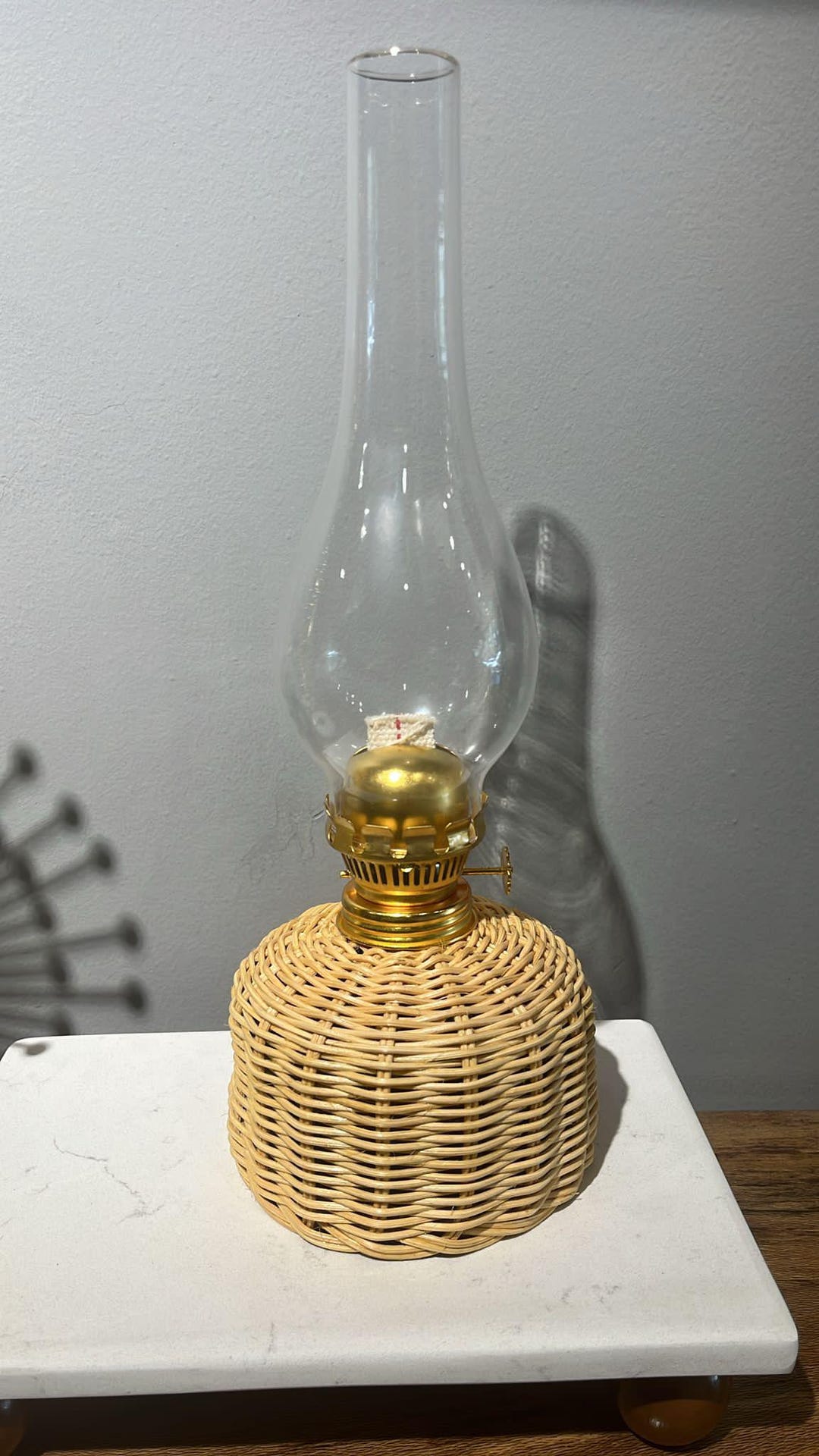 Vintage Design Kerosene Oil Lamp | Rustic Home Decor | Handmade | Eco ...