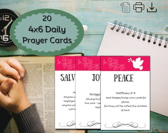 Prayer Request Cards Printable Prayer Note Card Template - Etsy