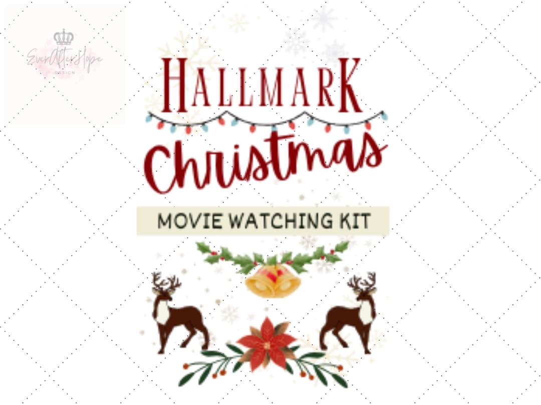 Christmas Movie Holiday Kit Hallmark PNG Printable Digital File for DIY ...