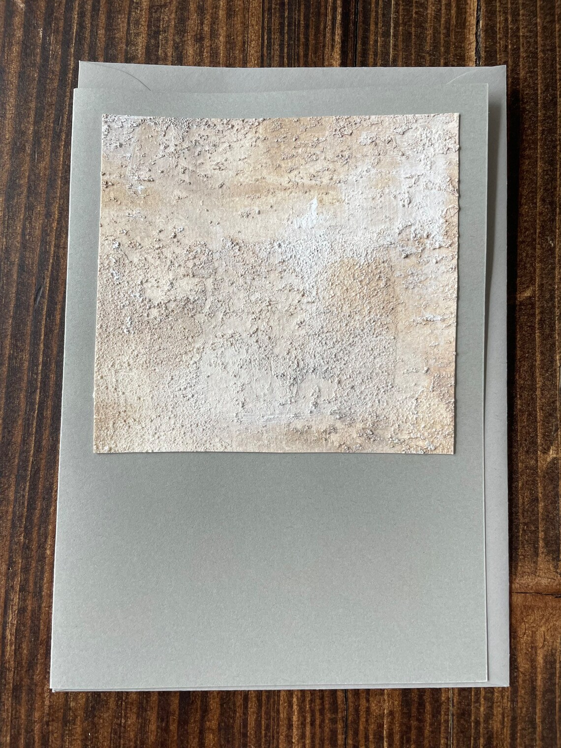 Set of 4 Greeting Cards With Envelopes, Abstract Neutral Motif - Etsy