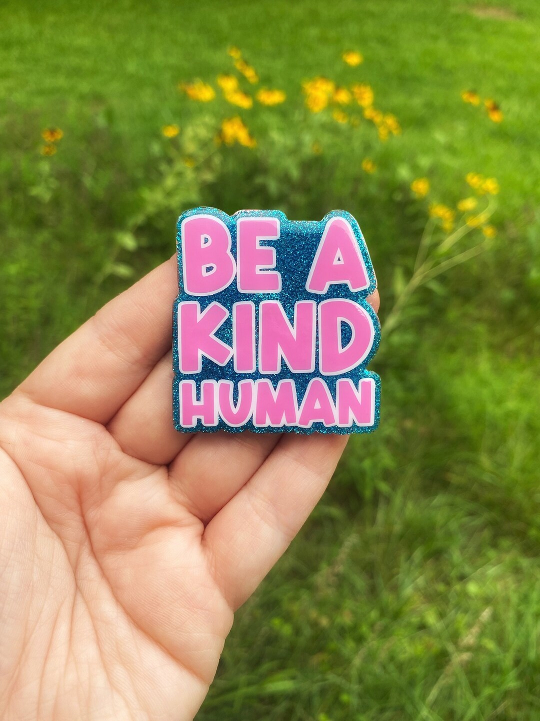 Be Kind Magnet Be a Kind Human Quote Gift Stocking Stuffer - Etsy