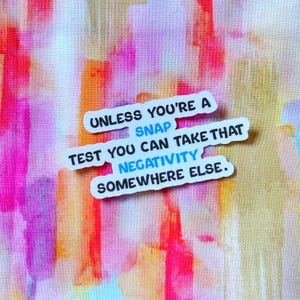 Vet Med Sticker SNAP Test Funny Veterinary Stickers Decal for Water ...