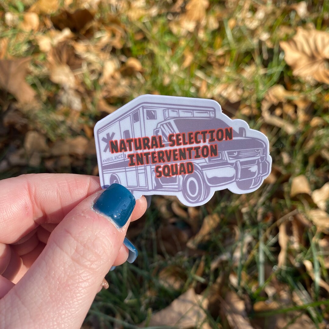 Funny EMT Firefighter Sticker Ambulance Sticker Water Bottle, Laptop ...