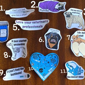 Veterinary Professionals Sticker Pack Vet Tech Stickers - Etsy