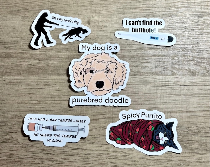Veterinary Technician Sticker Pack, Vet Stickers, Vet Med Stickers ...