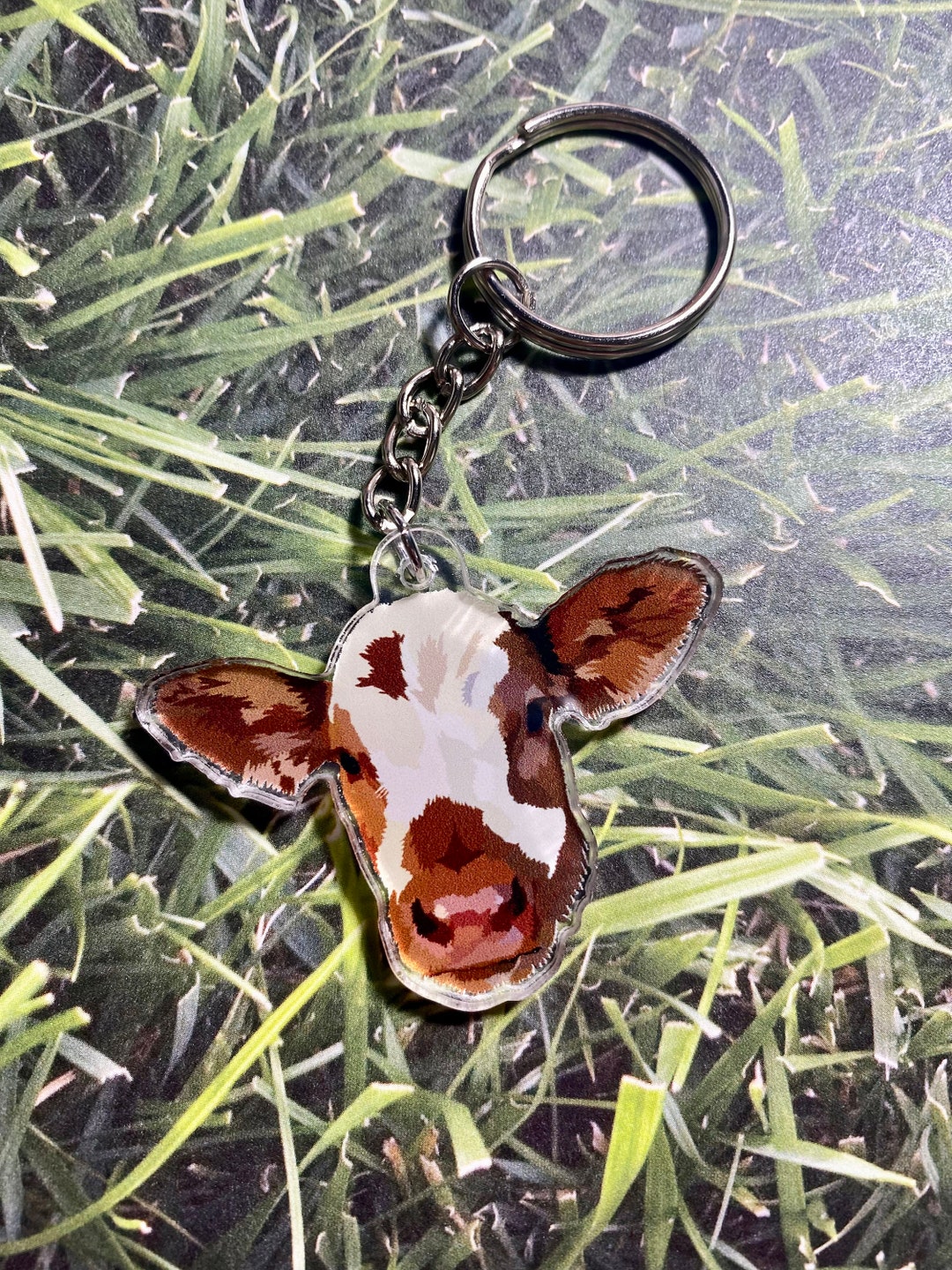 Acrylic Keychain Cow Keychain Cow Mama, Cow Gifts, Cow Accessories, Cow ...