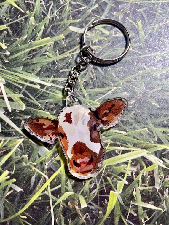 Acrylic Keychain Cow Keychain Cow Mama Cow Gifts Cow - Etsy