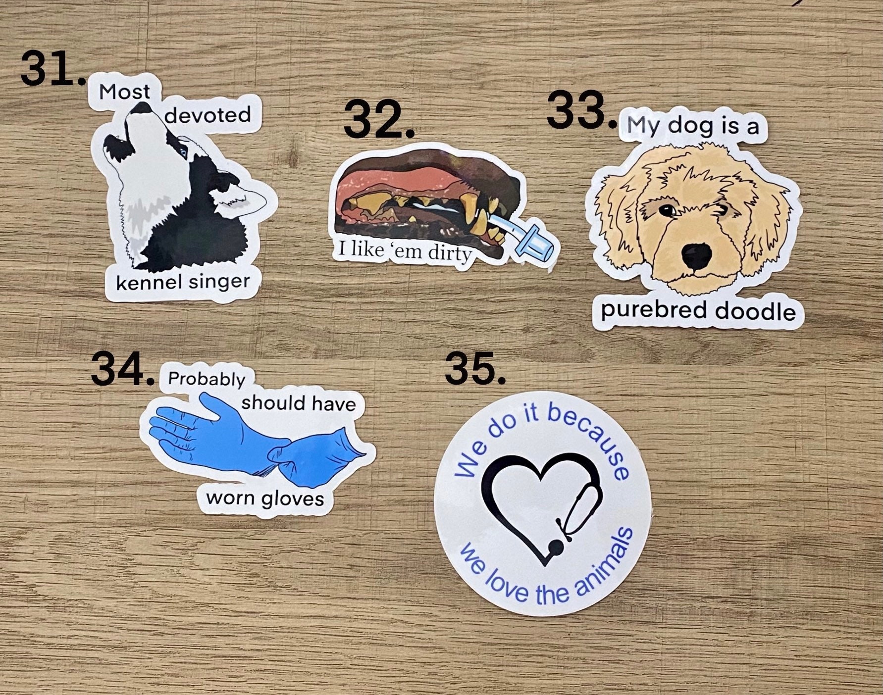 Veterinary Professionals Sticker Pack Vet Tech Stickers - Etsy