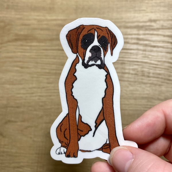 Boxer Sticker - Etsy