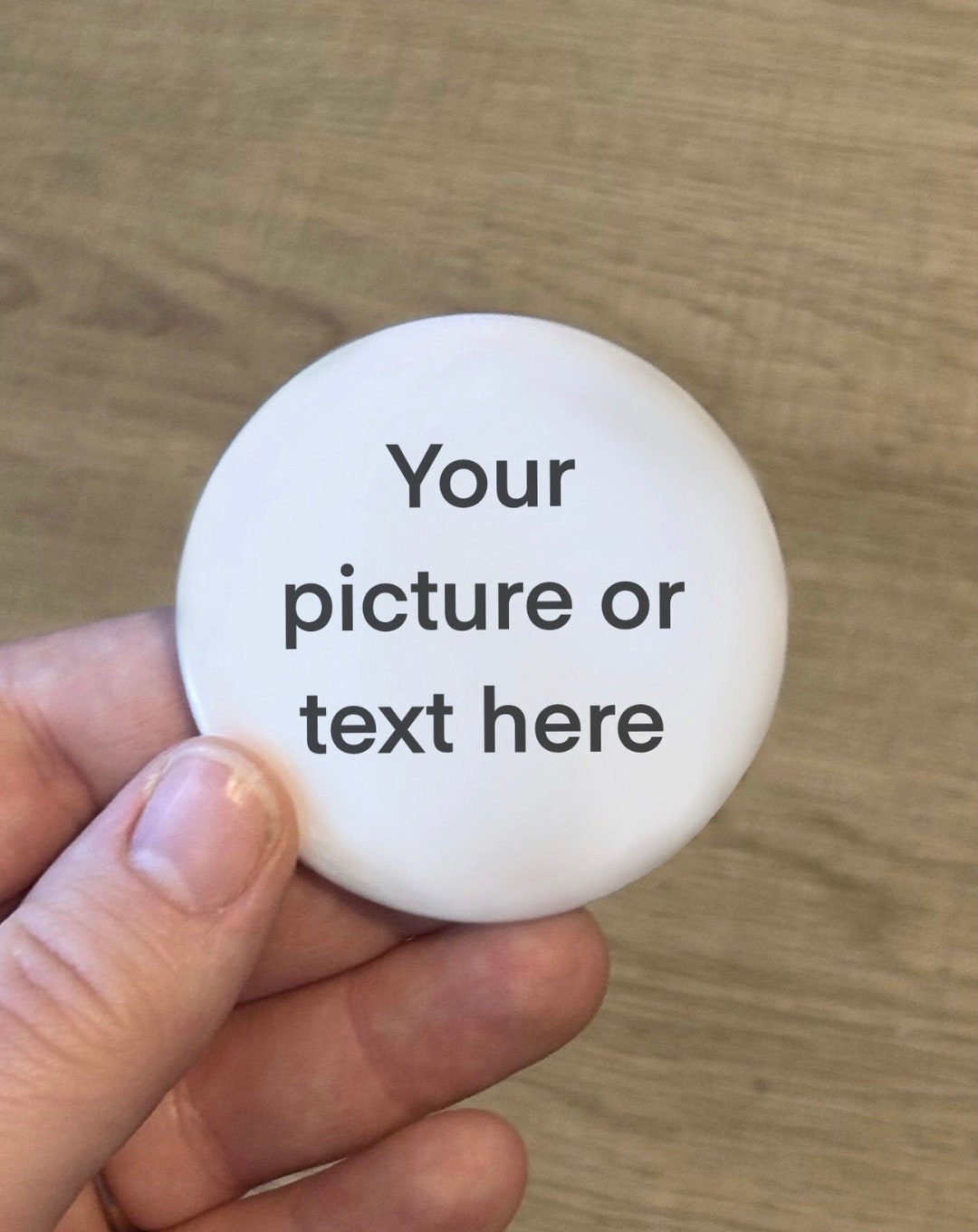 Custom Button Pin From Picture, Custom Pin, Personalized Gift, Custom ...