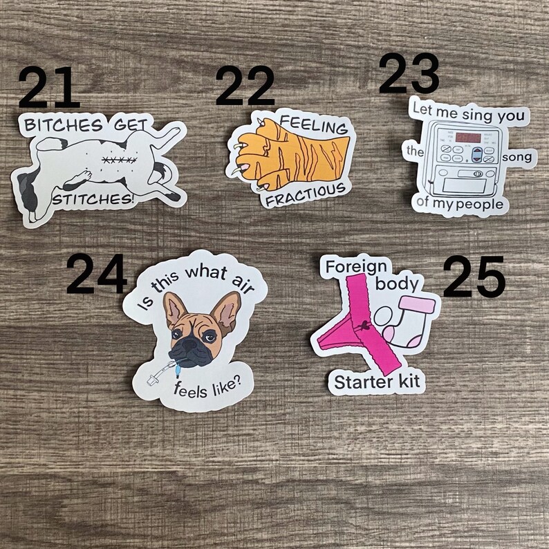 Veterinary Professionals Sticker Pack Vet Tech Stickers - Etsy