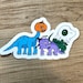 Spooky Dinos Halloween Sticker Pack, Dinosaur Halloween Sticker Pack ...