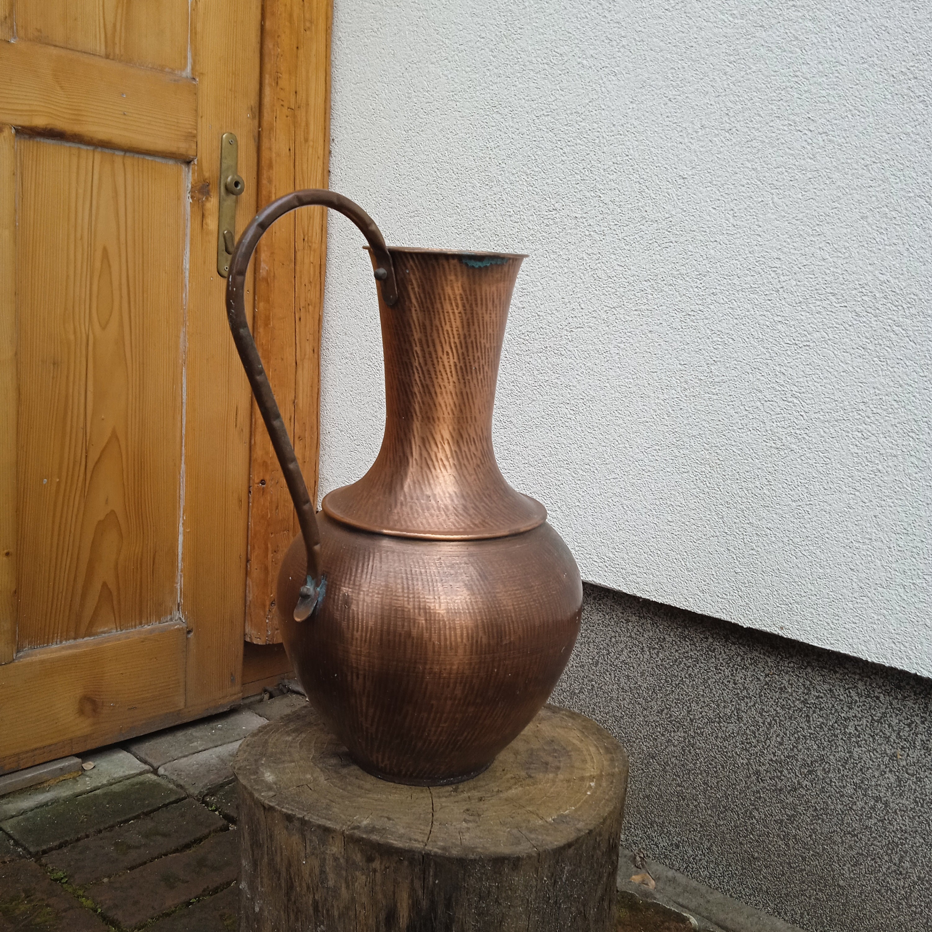 Vintage Large Copper Vase - Etsy