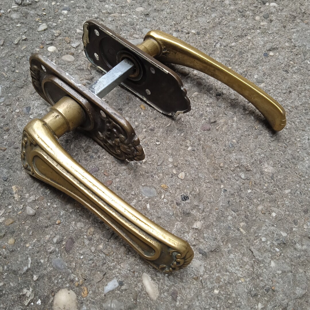 Brass Window Handles, Door Handles Without a Lock, Vintage Handles With ...