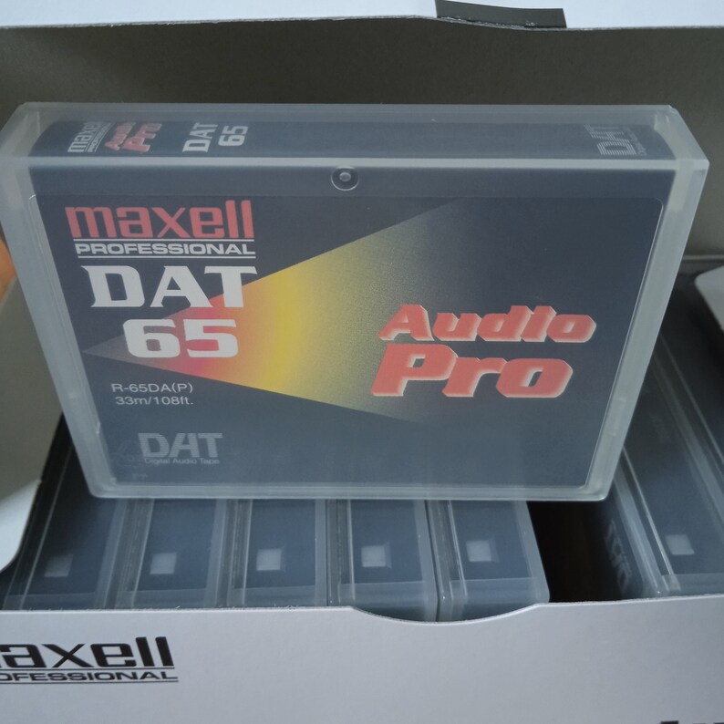 10 X MAXELL Professional DAT 65 Min Audio Pro - Etsy