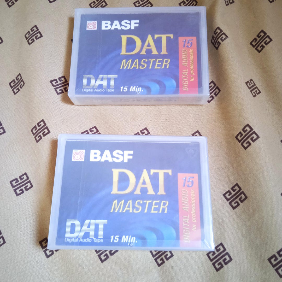 Set of 2 BASF Dat Master 15min. Digital Audio Tape - Etsy