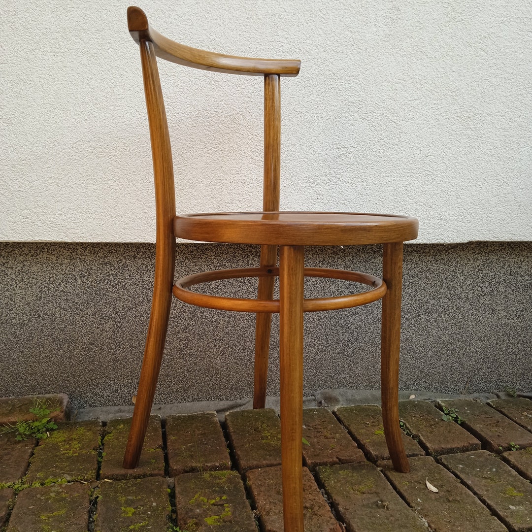 Original Thonet Chair, Beech Bistro Bentwood Viennese Chair, Fully ...