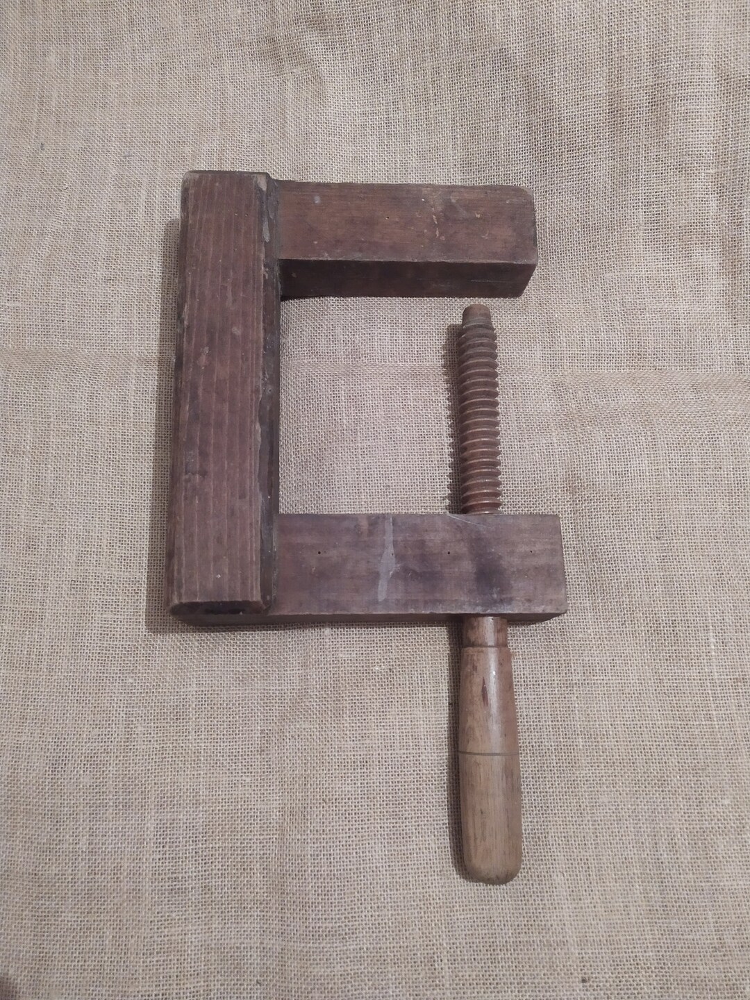 Wooden Clamp, Wood Clamp, Vintage Wood Joint, Bookend Clamp, Hand Tool ...