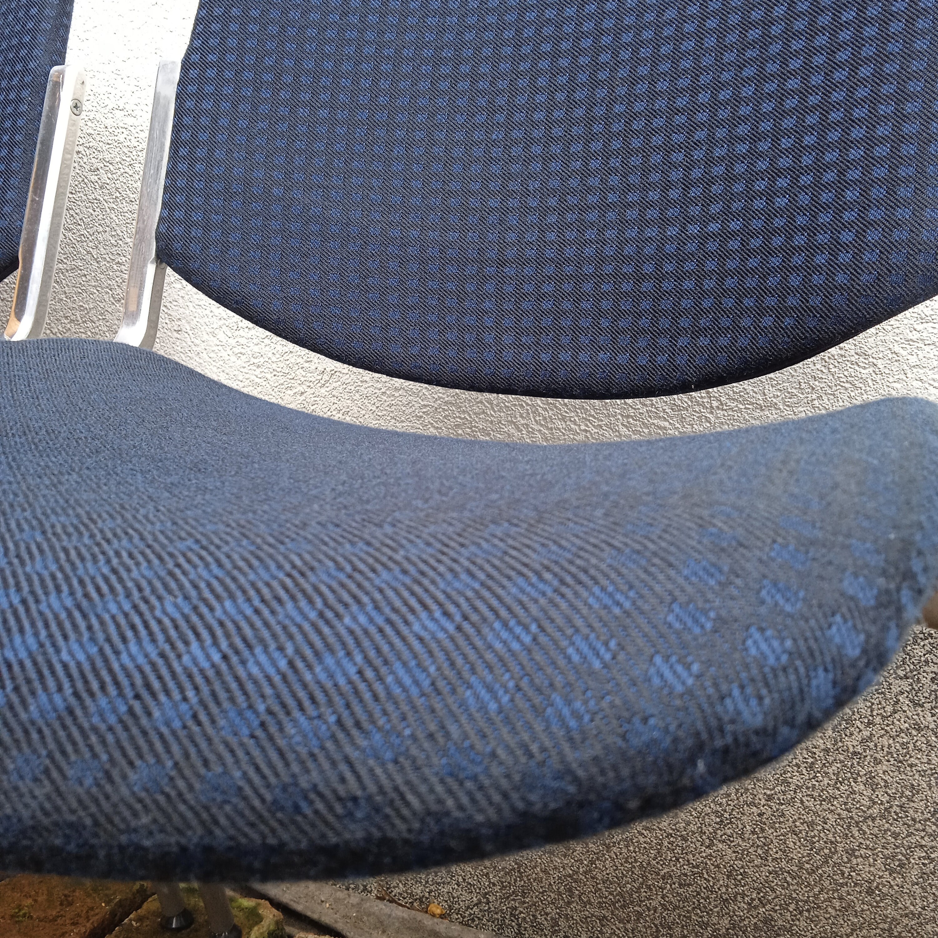 Vintage Castelli DSC 106 Chair: Mid-century Modern Blue Upholstery ...