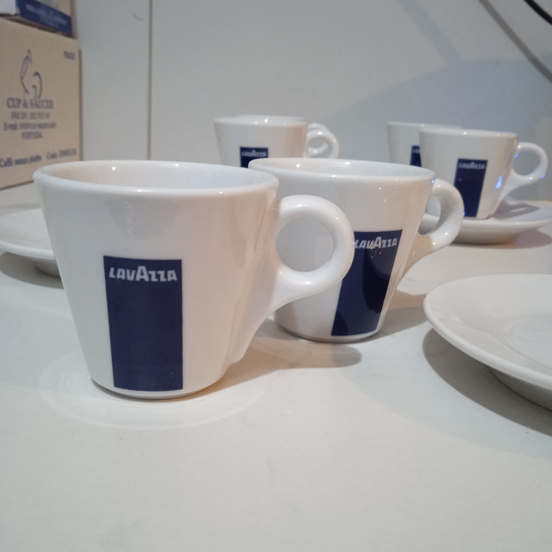 Set of 6 Lavazza Espresso Cup Set, Gift for Coffee Lovers, Coffee Cup ...