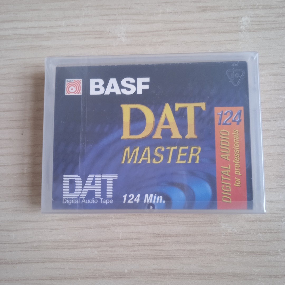 Vintage BASF Dat Master 124 Min. Digital Audio Tape New - Etsy