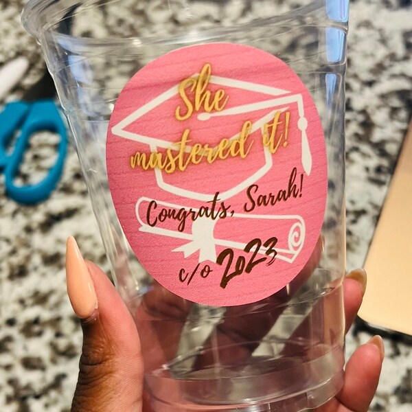 Masters Party Cup Stickers - Etsy