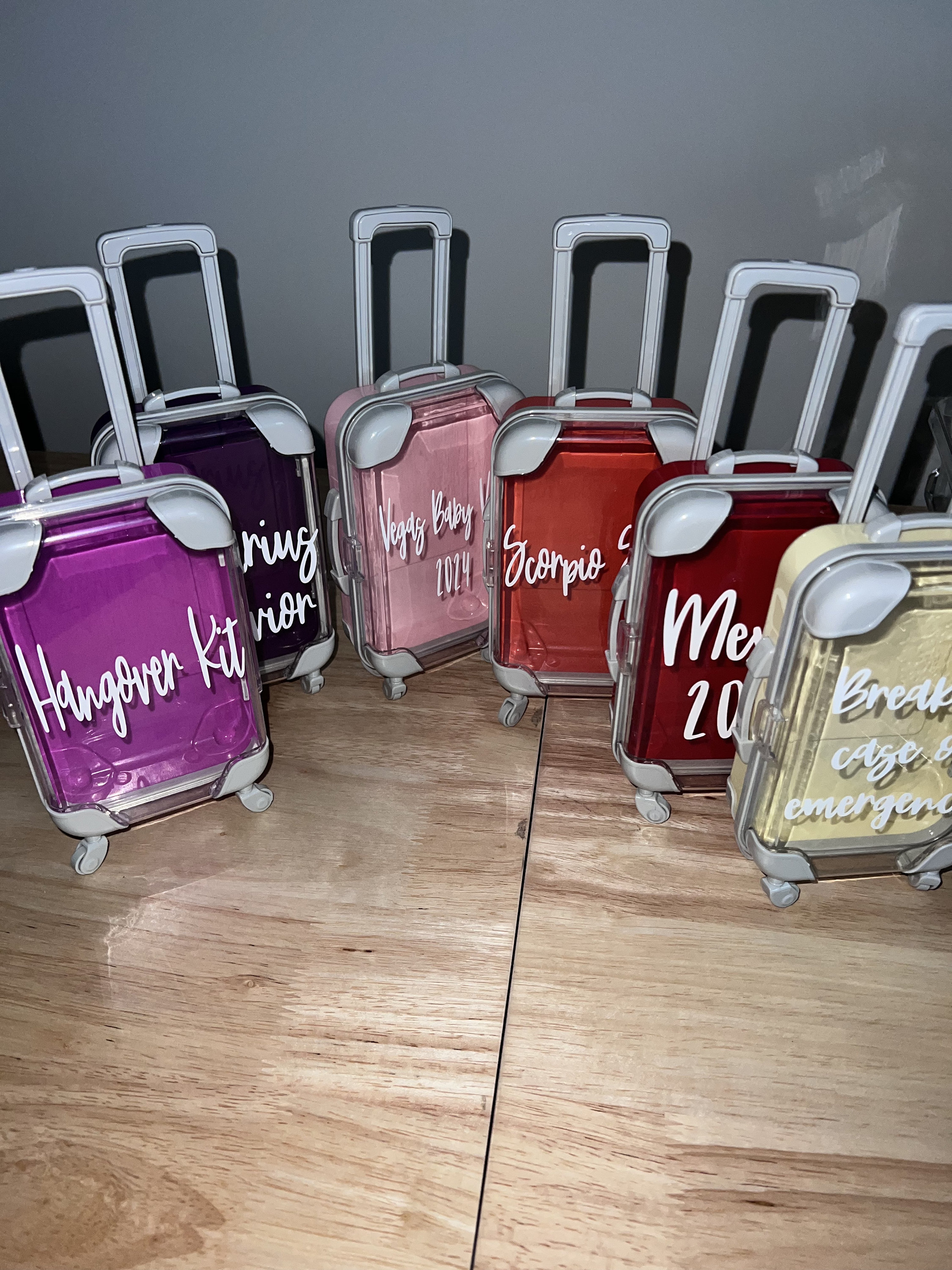 Mini Trolley Suitcase: Custom Party Favor, Bridal, Bachelorette & Theme ...