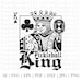Kings Svg Bundle, King Png Bundle, King Playing Cards Png, King of ...