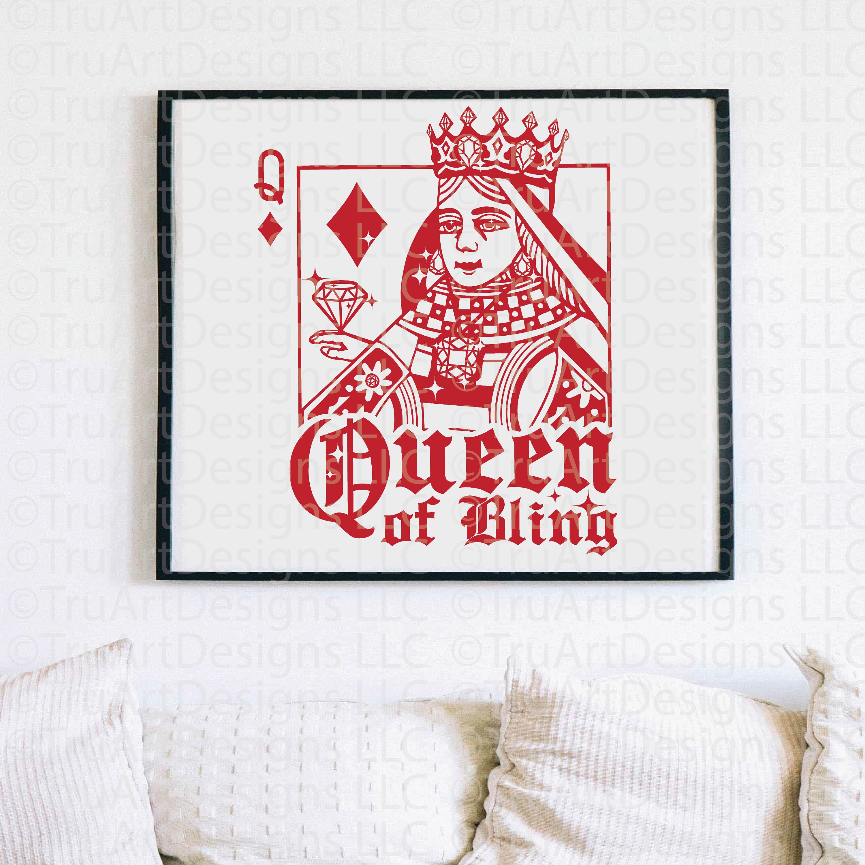 Queen of Bling Svg Queen Png Queen Svg Queen of Diamonds - Etsy Ireland