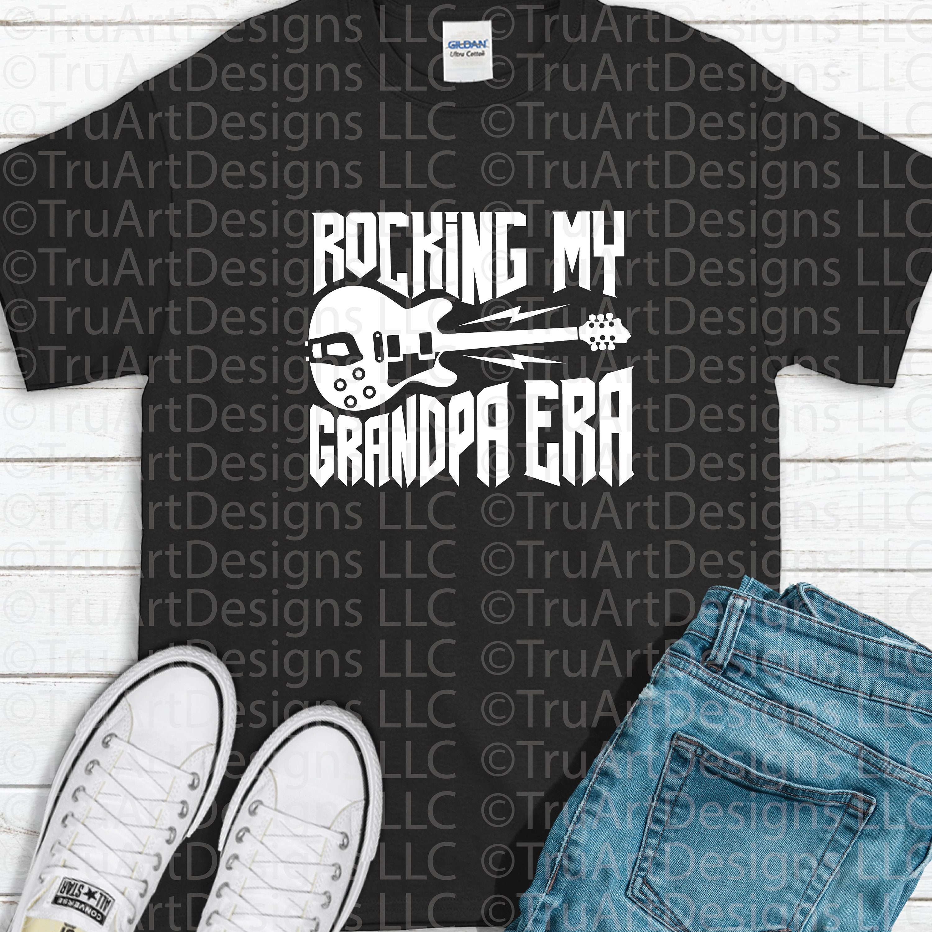 Grandpa Era SVG, Rocking My Grandpa Era PNG, Rock and Roll Grandpa PNG ...