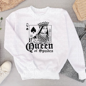Queen of Spades Svg, Queen Png, Royal Svg, Queen of Spades Png, Mother ...